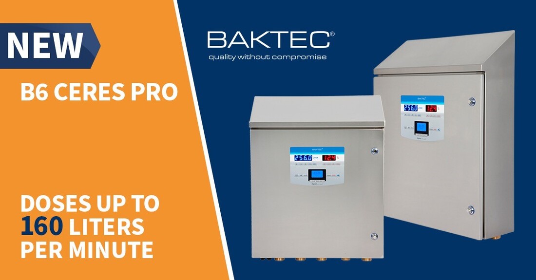 Baktec introduceert nieuw water meng- en meetapparaat: B6 CERES PRO ...